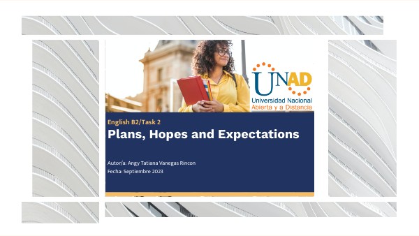 Plans, hopes and expectations | Genially