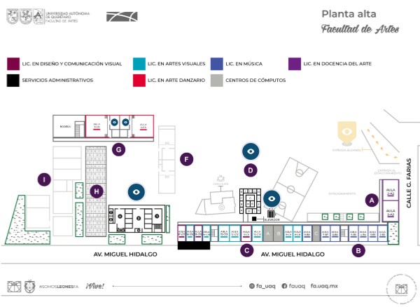 Mapa CU Fac de Artes