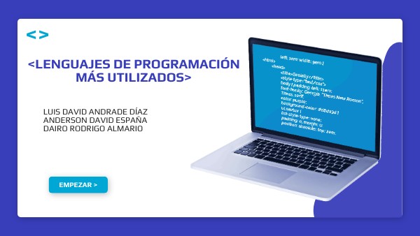 LENGUAJES DE PROGRAMACION | Genially