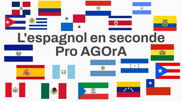 L'espagnol en seconde pro AGOrA | Genially