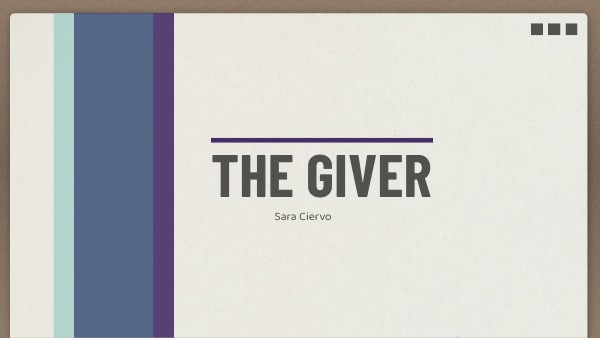THE GIVER
