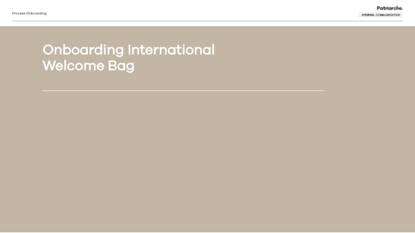 Process Onboarding International EN