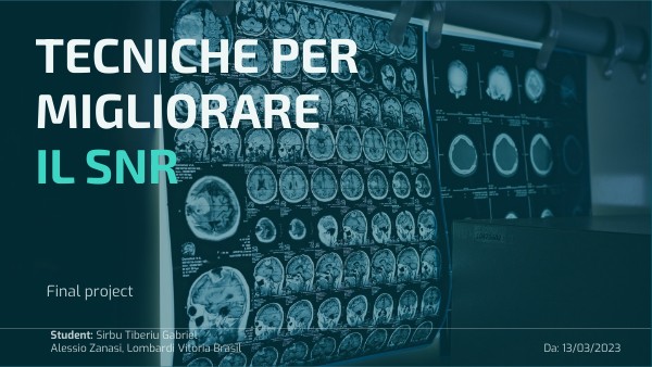 FINAL PROJECT SNR MRI