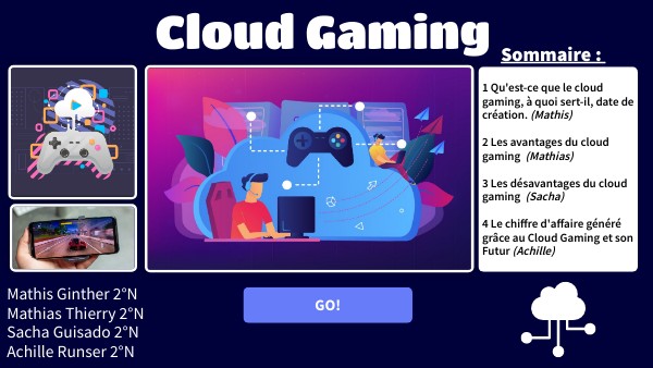 Cloud Gaming Mathias/Achille/Sacha/Mathis