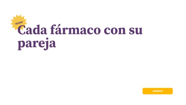 Quiz Fármacos AD | Genially