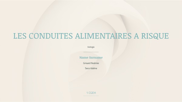 Conduite alimentaire à risque