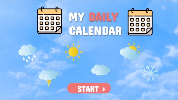 Copia - My daily calendar - 2023-2024 | Genially