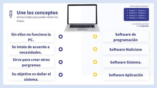 UNE LOS TIPOS DE SOFTWARE