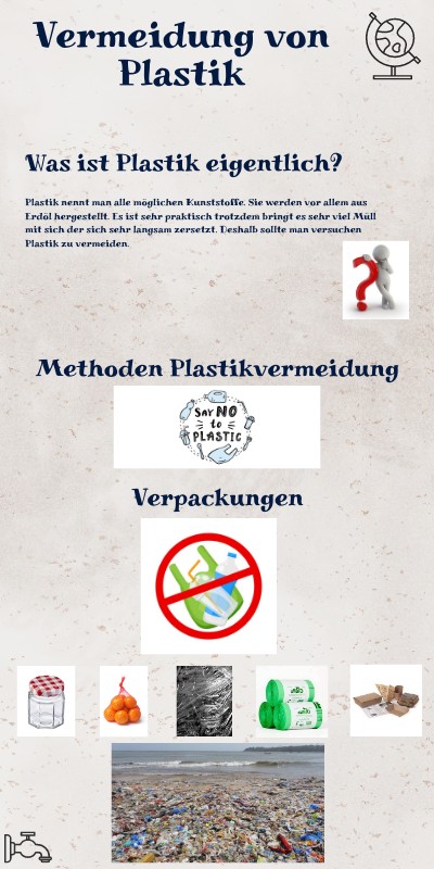 Plastikvermeidung (Juliane, Sara)