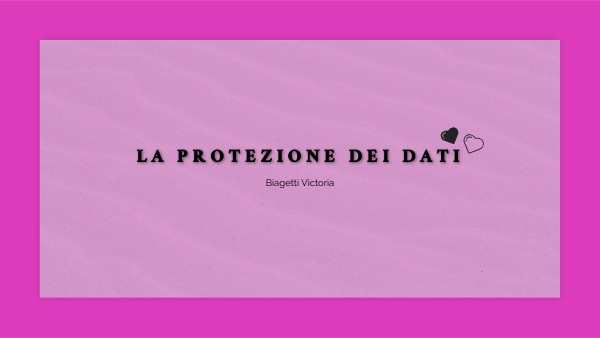 protezione dei dati