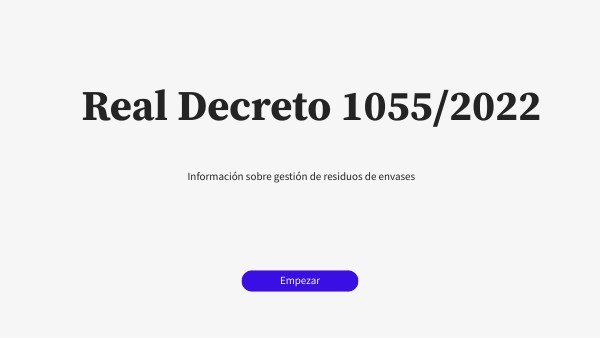 PRESENTACIÓN REAL DECRETO | Genially