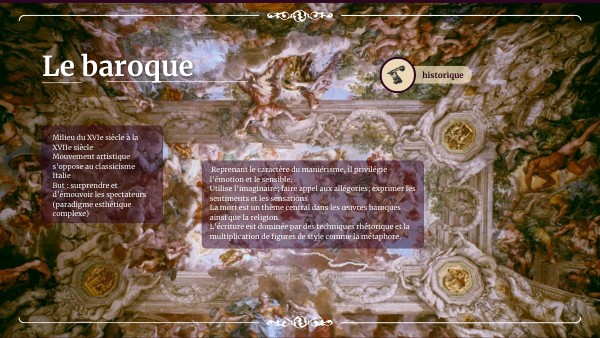 le baroque | Genially