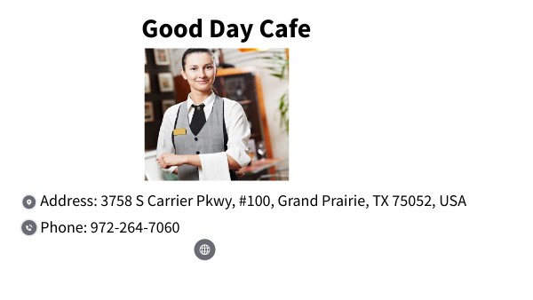 Good Day Cafe | Genially