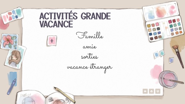 GRANDE VACANCES SCOLAIRE | Genially