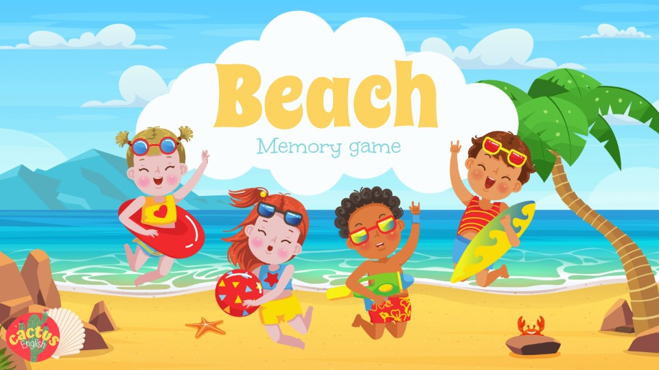 Beach - memory game | Genially