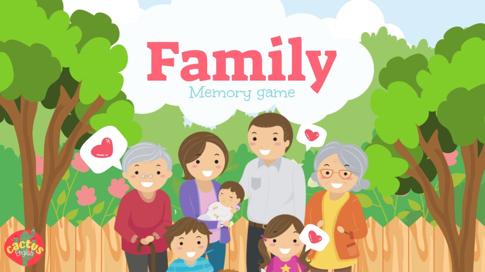 Family - memory game | Genially