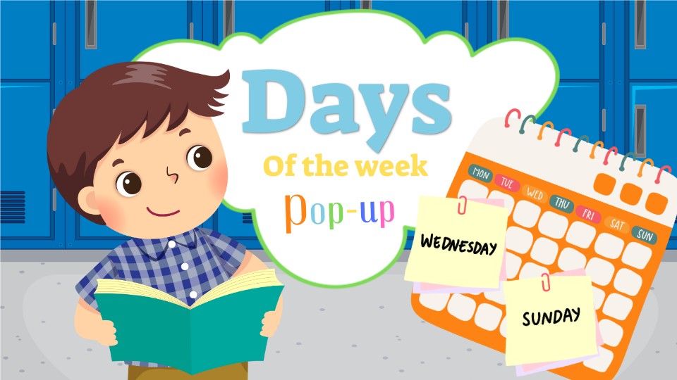 Pop - up days of the week