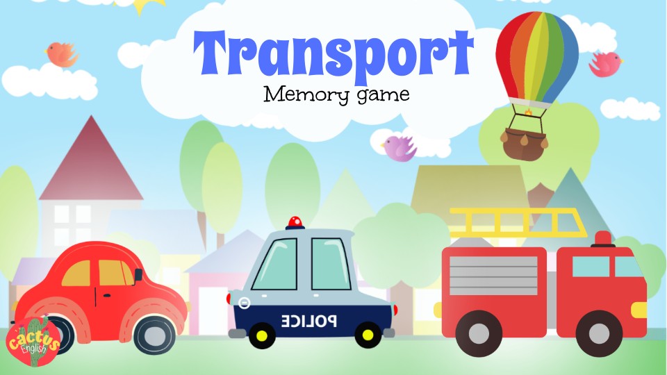 Transport - memory game | Genially