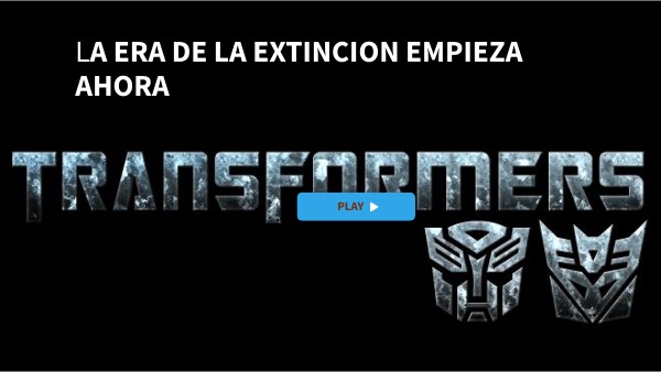 TRANSFORMERS | Genially