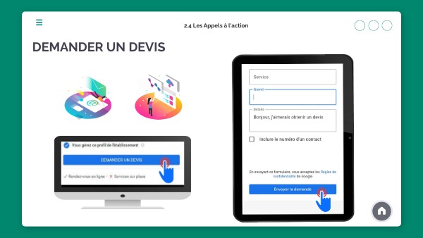 APPEL A L'ACTION - DEVIS