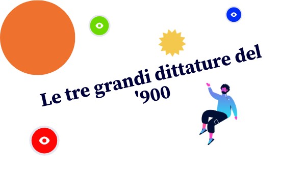 Le tre grandi dittature del '900