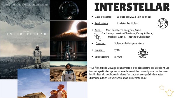 Інтерстеллар | Genially