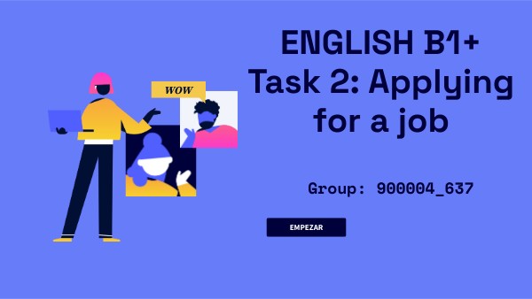 ENGLISH B1+ | Genially