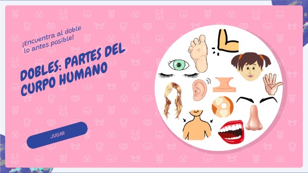 JUEGO DOBLES: PARTES DEL CUERPO HUMANO | Genially