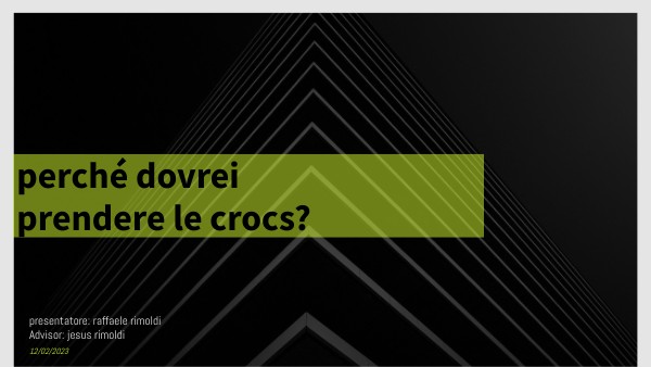 perché dovrei prendere le crocs | Genially