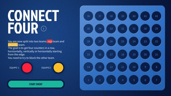 CONNECT FOUR GAME