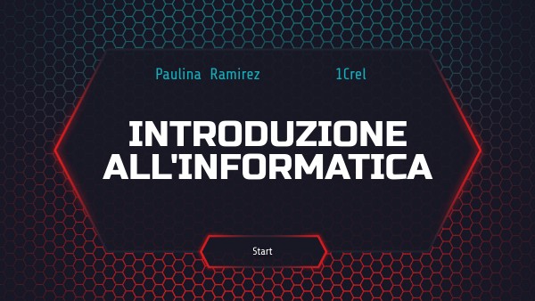 INTRODUZIONE ALL'INFORMATICA