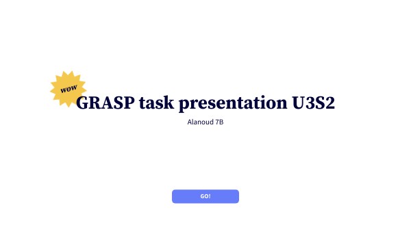 GRASP task presentation U3S2