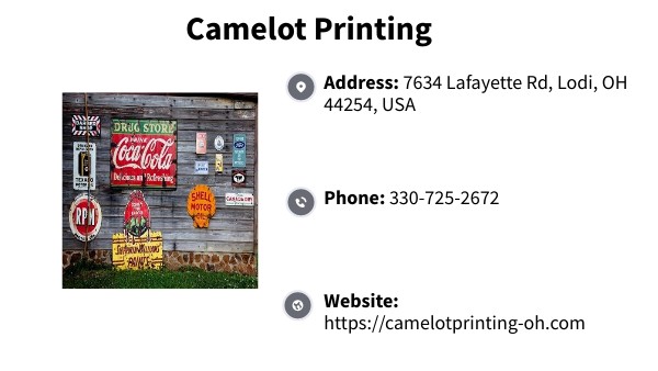 Camelot Printing