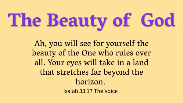 Beauty of God.