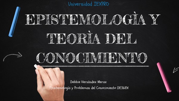 Teorìa del conocimiento | Genially