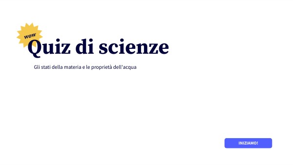 SCIENZE