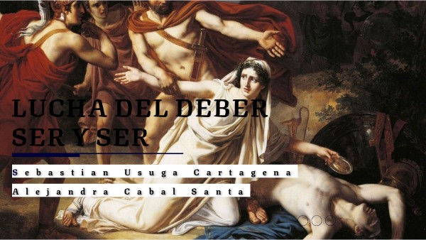 Lucha del deber ser con el ser