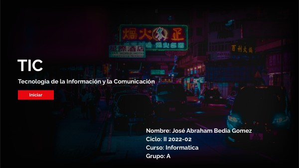 PRESENTACIÓN TIC