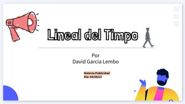 Lina del Tiempo David Garcia Lembo