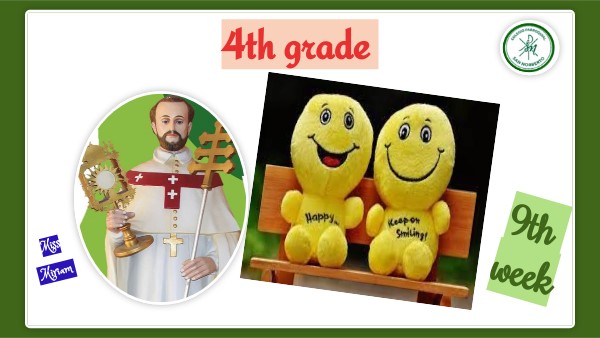 9TH WEEK - I BIM 4TH GRADE | Genially