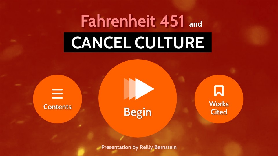 Fahrenheit 451 and Cancel Culture | Genially