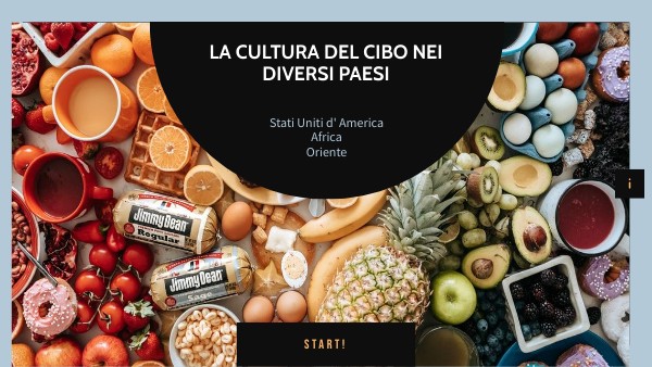 Presentazione: la cultura del cibo | Genially