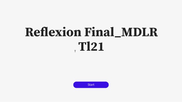 Reflexion final_MDLR Tl21