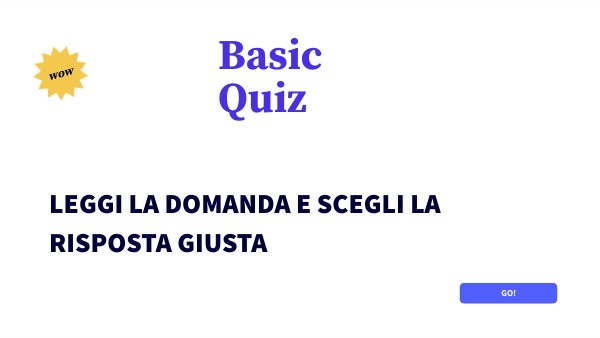 BASIC QUIZ