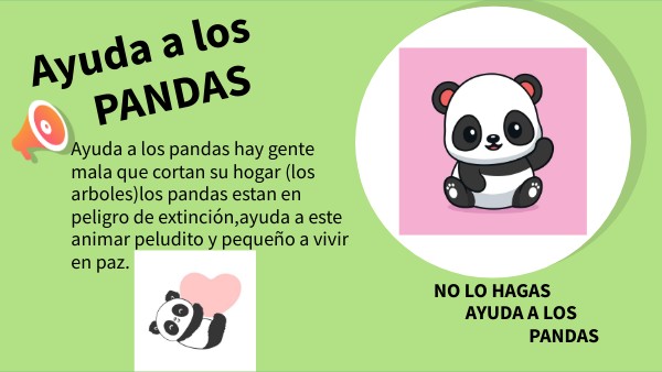 ayuda a los PANDAS | Genially