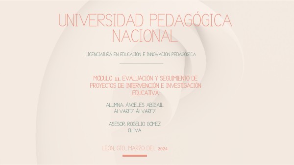 Presentación del módulo 11. | Genially