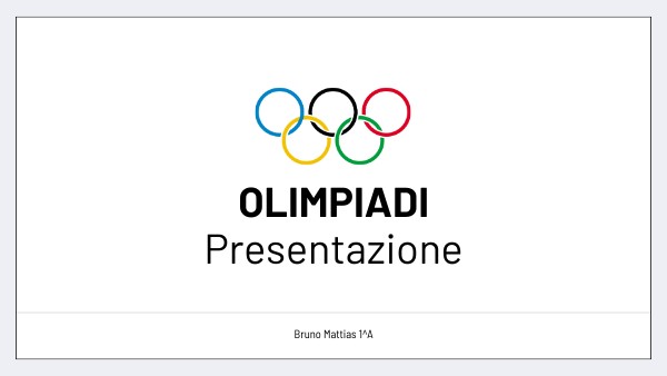 OLYMPIC GAMES PRESENTATION | Genially