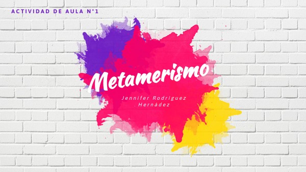 PRESENTACIÓN METAMERISMO