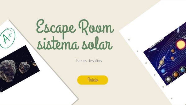 Escape Room Sistema Solar | Genially