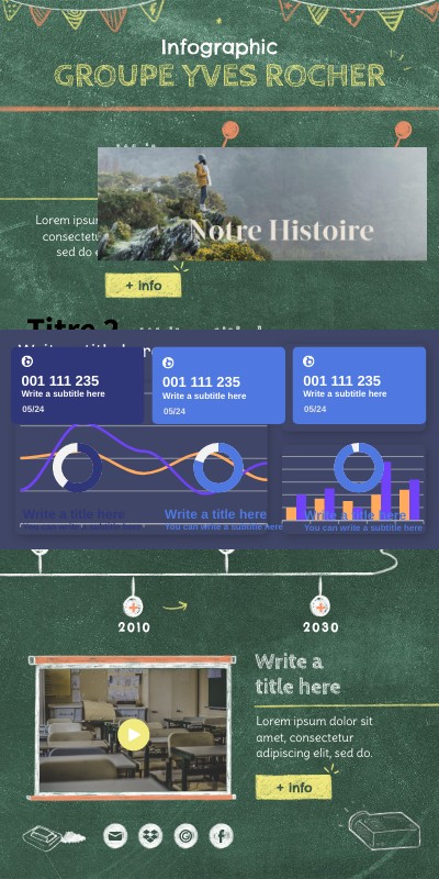 ANIMATED CHALKBOARD VERTICAL INFO